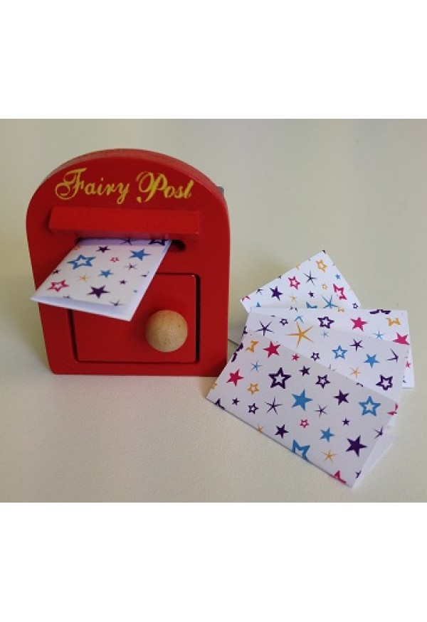 Fairy post box by fairydoorz - RED