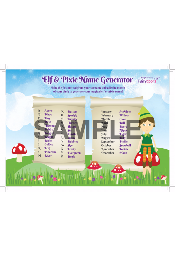 FREE Elf or Pixie Name Generator for your Fairydoorz