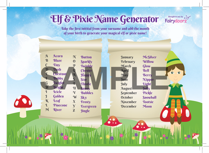 FREE Elf or Pixie Name Generator for your Fairydoorz